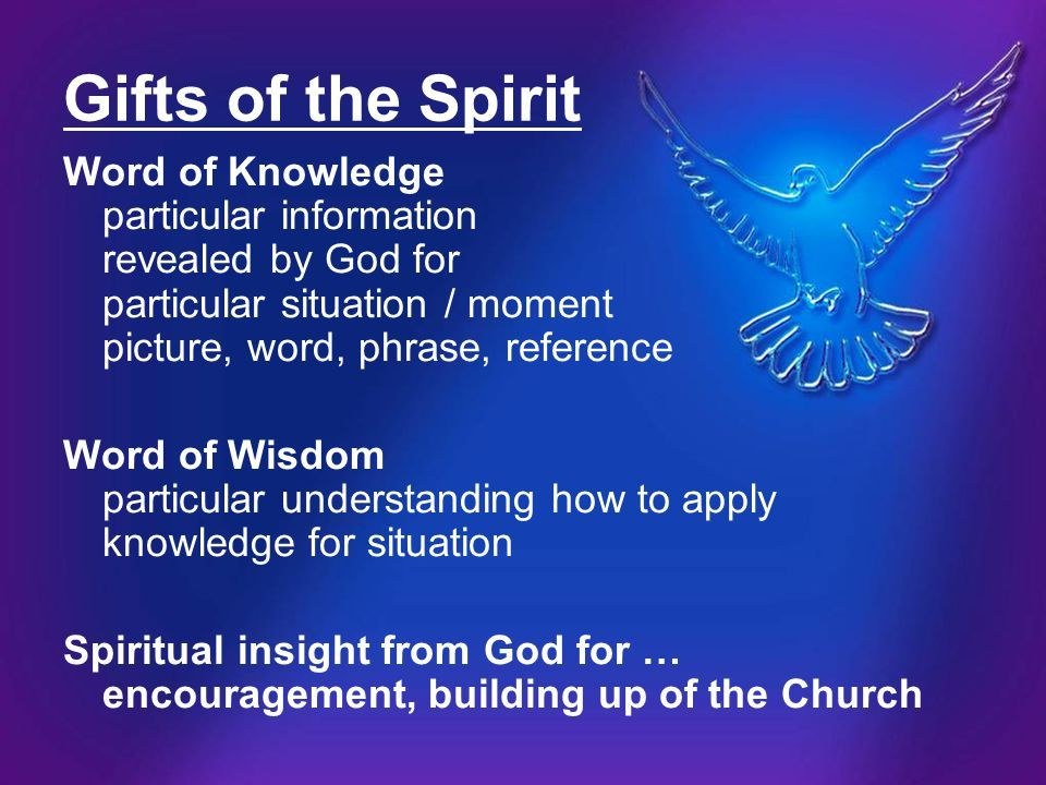 Words of Knowledge and Wisdom - The Light of Christ Journey